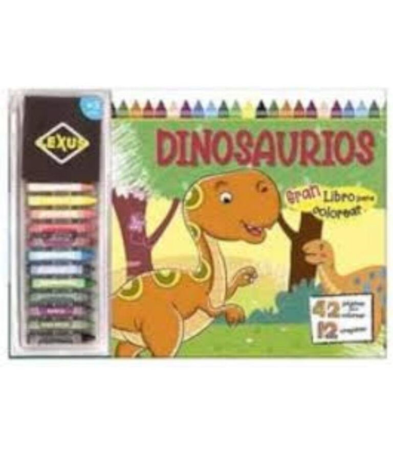DINOSAURIOS GRAN LIBRO PARA COLOREAR - Librería Española